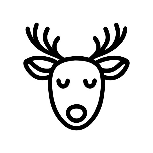 Reindeer Outline Vector Images (over 22,000)