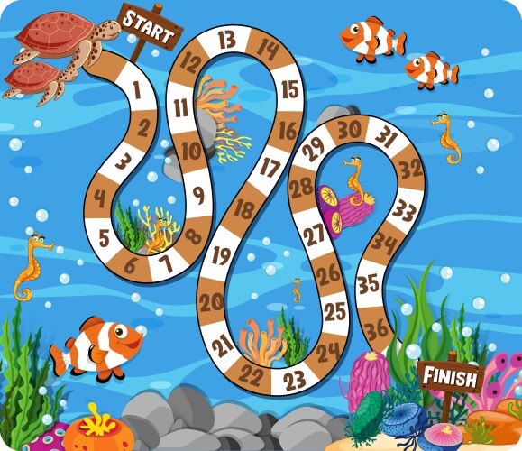 Cartoon Maze Game Template – Royalty-Free Vector | VectorStock