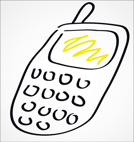 Monkey smartphone Royalty Free Vector Image - VectorStock