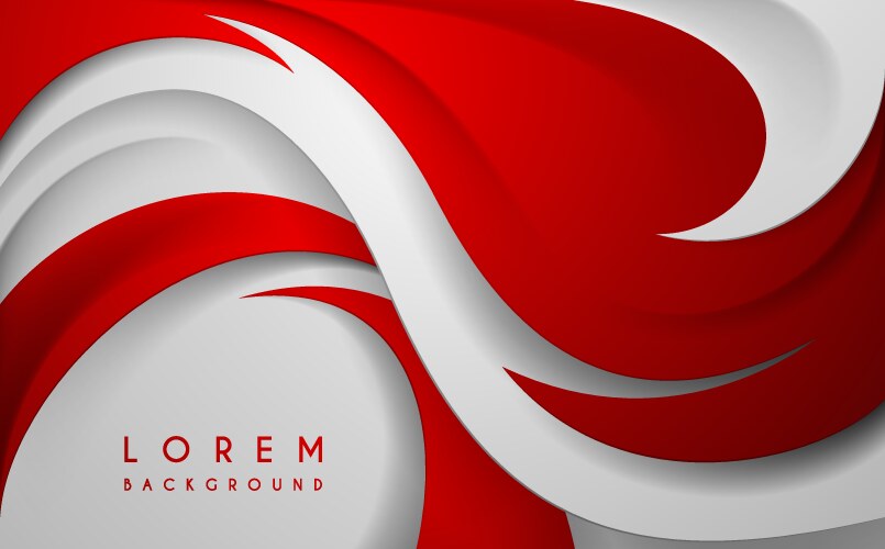 A geometric background with a red blue and white Vector Image