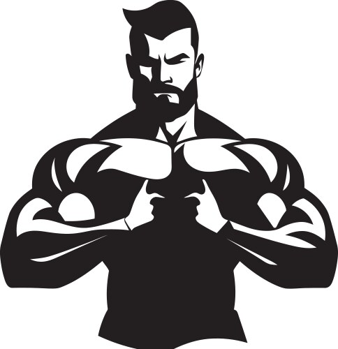Man Flexing Vector Images (over 2,300)