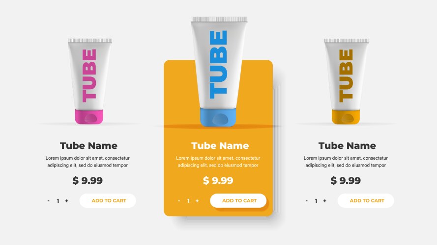 Modern user interface ux ui screen template Vector Image