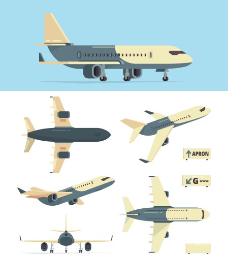 Airplane Royalty Free Vector Image - VectorStock