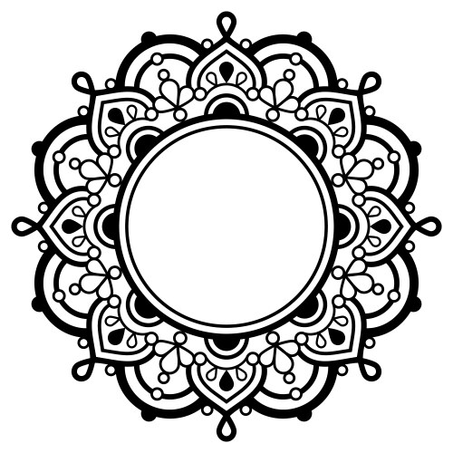 Simple Mandala Designs Vector Images (over 17,000)
