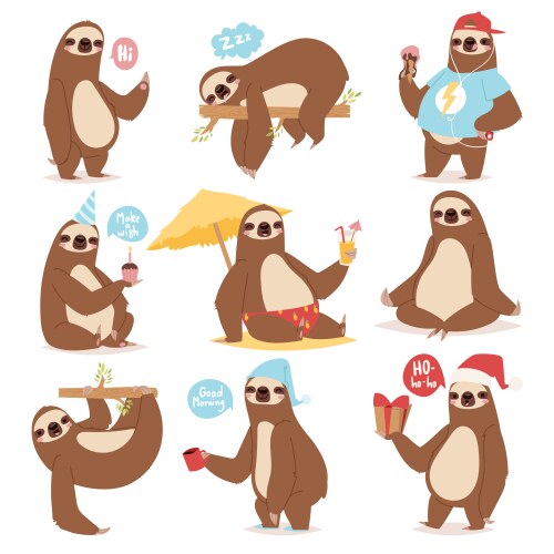 Sloth Vector Images (over 10,000)