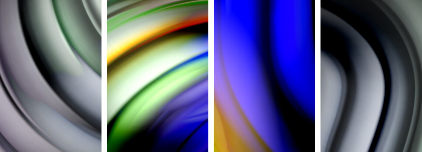 Blurred color line backgrounds Royalty Free Vector Image