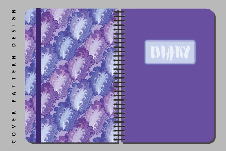 Notebook and diary cover design for print – Royalty-Free Vector ...