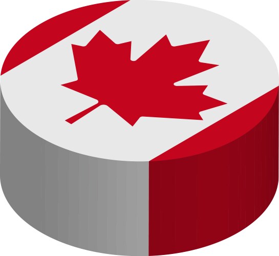 Rectangle flag of canada Royalty Free Vector Image