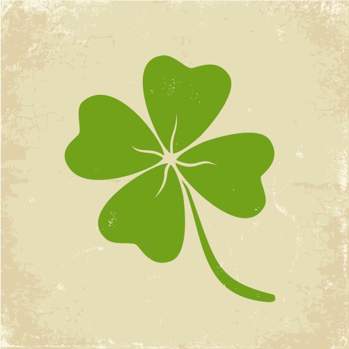 Clover irish Royalty Free Vector Image - VectorStock