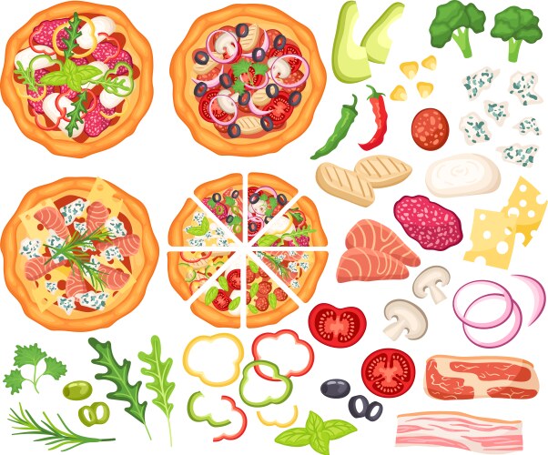 Pizza Royalty Free Vector Image - VectorStock