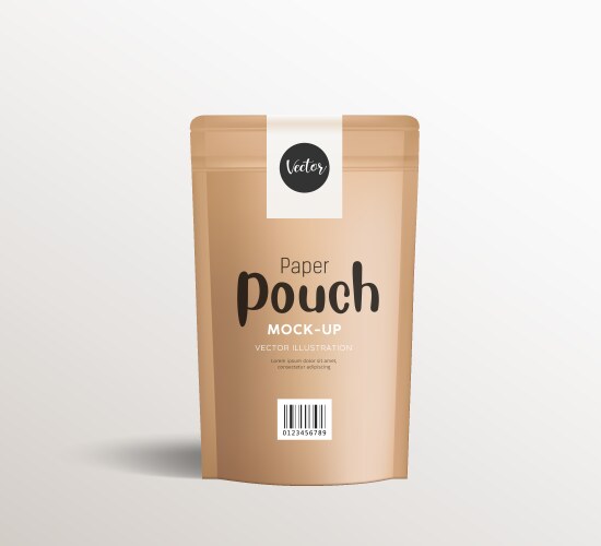 Paper bag Royalty Free Vector Image - VectorStock