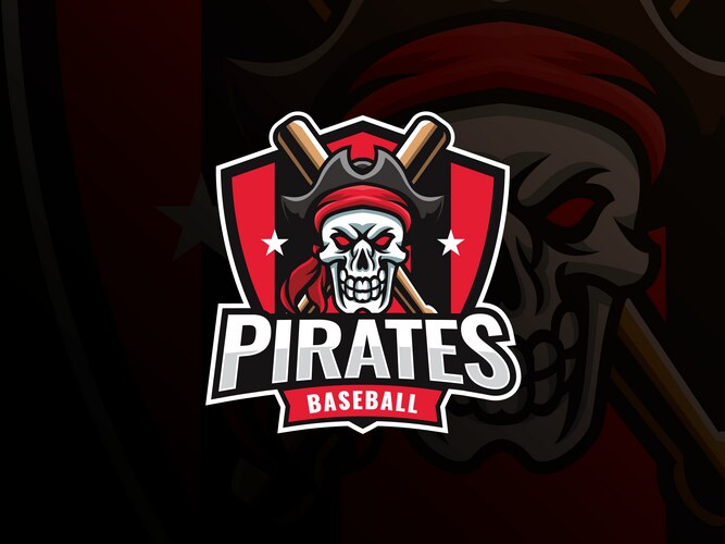 Baseball Logo Pirates Vector Images (over 100)