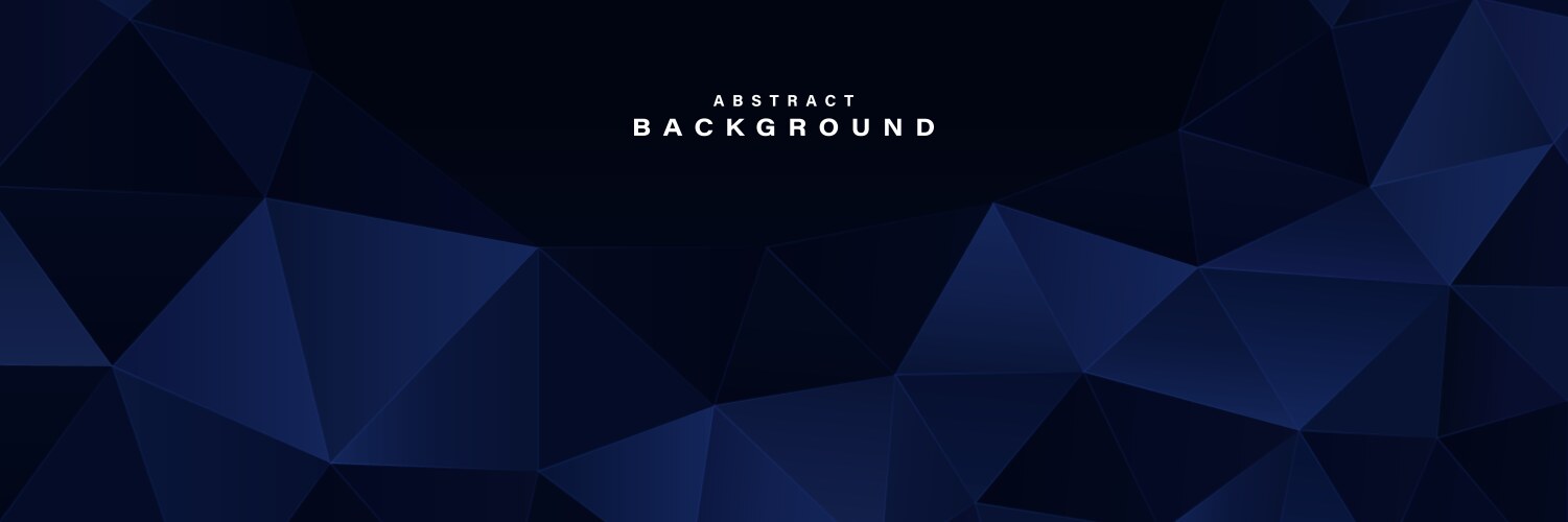 Dark blue ocean geometric wallpaper background Vector Image