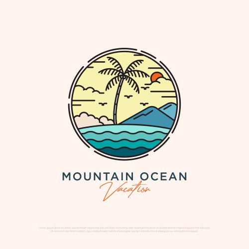 Mountain Ocean Vector Images (over 22,000)