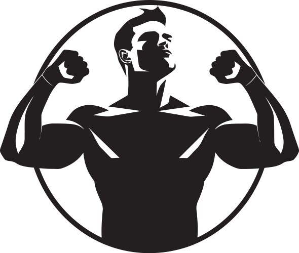 Man Flexing Vector Images (over 2,300)