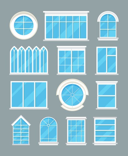 Window and door Royalty Free Vector Image - VectorStock