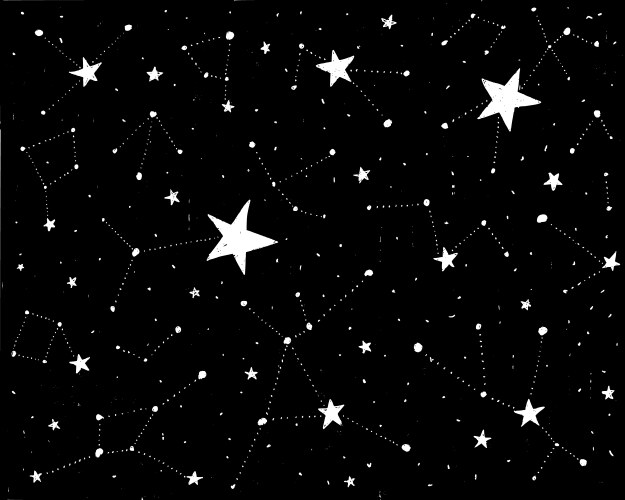 Hand drawn stars Royalty Free Vector Image - VectorStock
