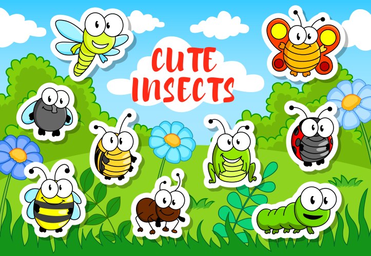 Cartoon animal astronauts in space stickers pack Vector Image