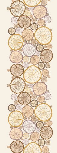 Wood logs cuts seamless pattern background Vector Image