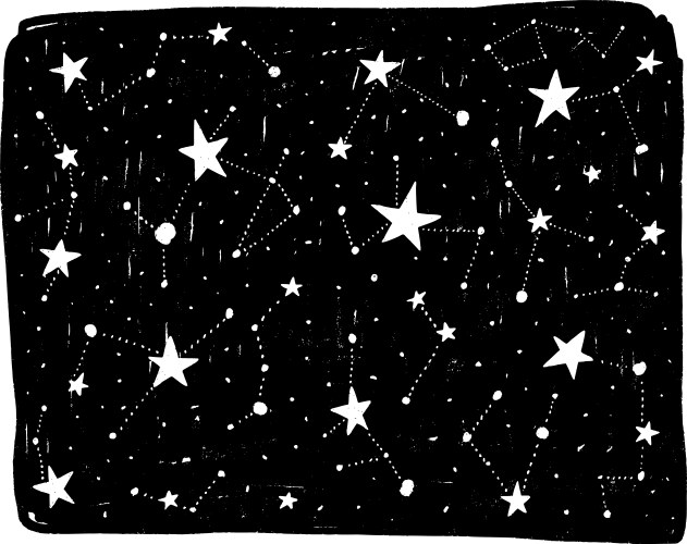 Hand drawn stars Royalty Free Vector Image - VectorStock