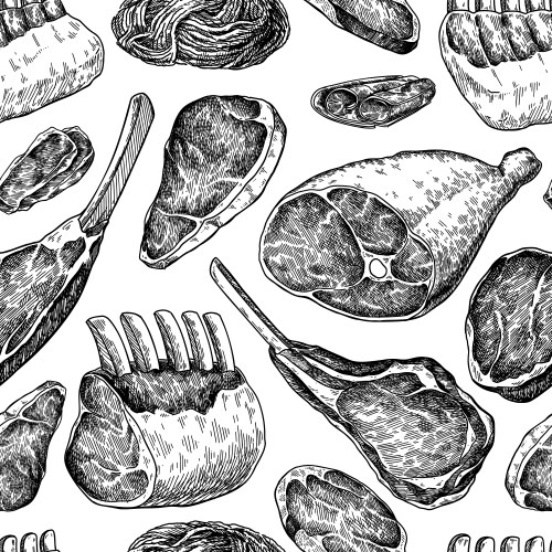 Meat Drawing Vector Images (over 50,000)