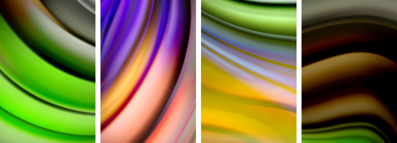 Blurred color line backgrounds Royalty Free Vector Image