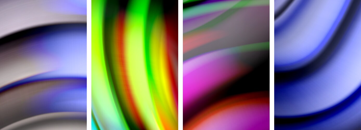 Blurred color line backgrounds Royalty Free Vector Image