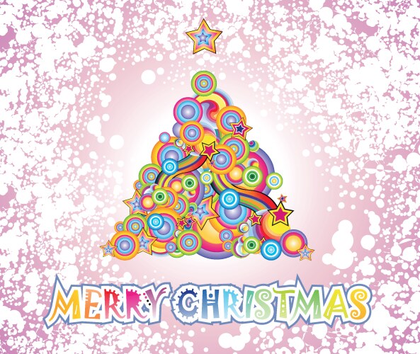 Colorful christmas Royalty Free Vector Image - VectorStock