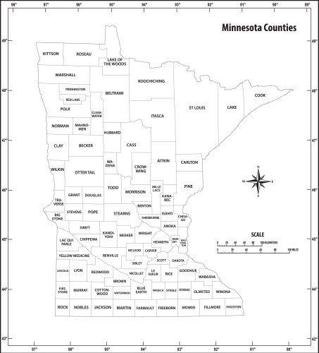 Minnesota Outline Vector Images (over 630)