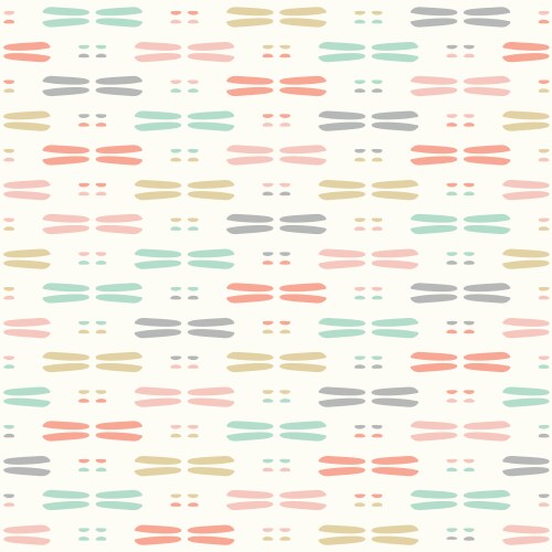 Geometric rounded sky seamless pattern background Vector Image