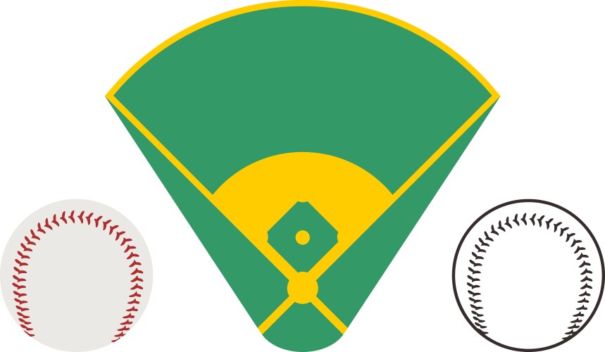 Baseball Diamond Logo