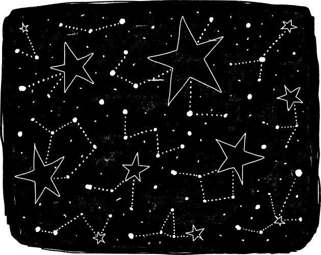 Hand drawn stars Royalty Free Vector Image - VectorStock