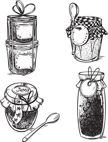 Jam Black and White Vector Images (over 14,000)