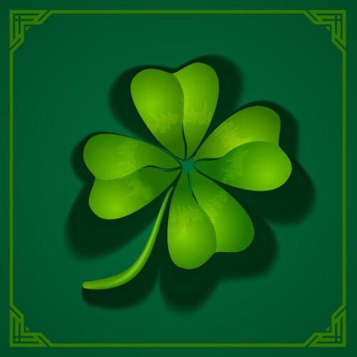 Clover irish Royalty Free Vector Image - VectorStock
