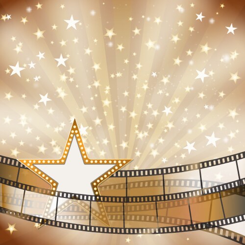 Film background retro Royalty Free Vector Image