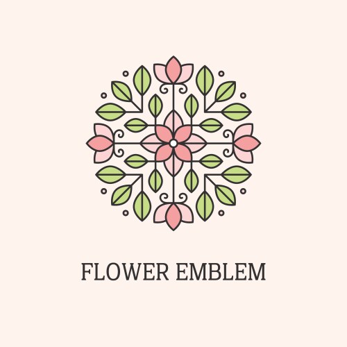 Flower Emblem Vector Images (over 150,000)