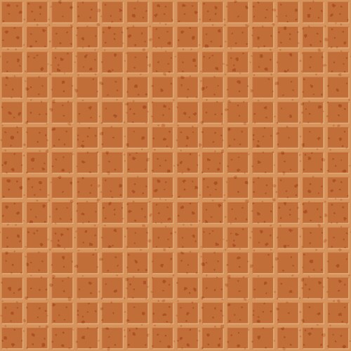 Flowing glaze on wafer texture sweet food Vector Image