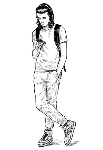 Teen Outline Vector Images (over 5,900)
