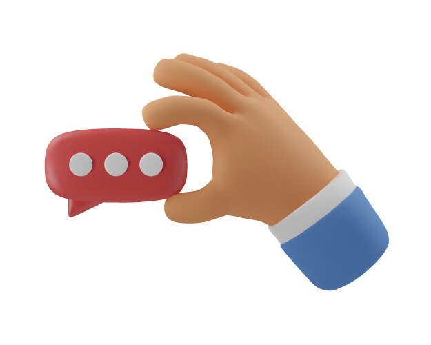 3d icon hand with golden coins Royalty Free Vector Image