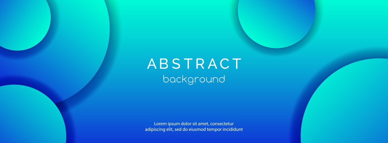 Blue gradient abstract minimal background Vector Image