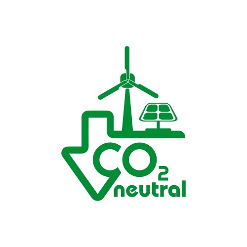 Reducing co2 emissions to stop climate change Vector Image