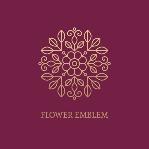 Floral Emblem Vector Images (over 140,000)