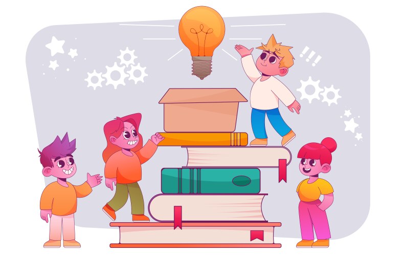 Kids Study Vector Images (over 120,000)