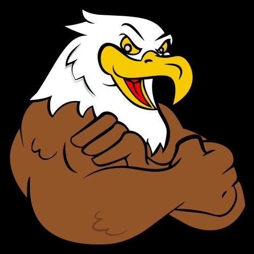 Muscle Eagle Vector Images (over 130)