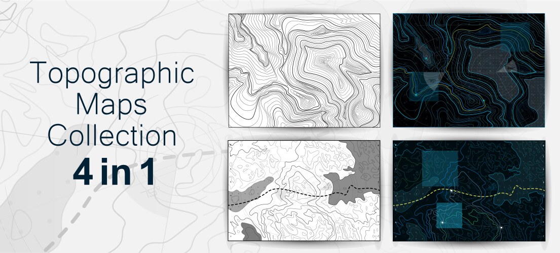 Topographic Vector Images (over 13,000)