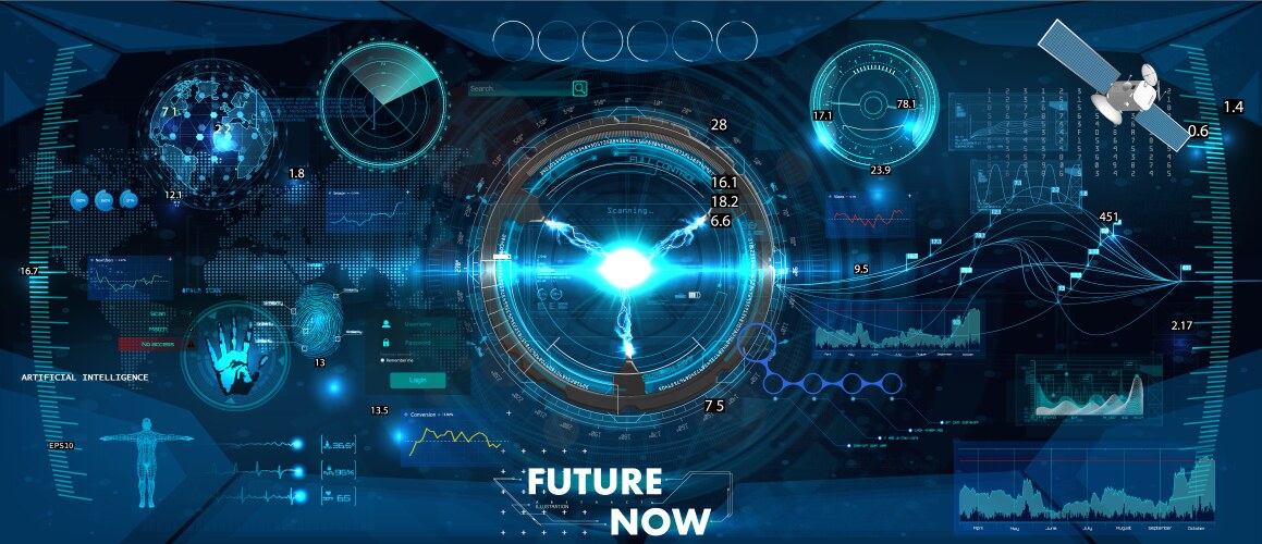 Spaceship Dashboard Vector Images (over 2,200)