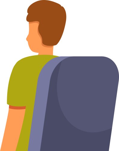 Person Sitting Back View Vector Images (over 1,000)