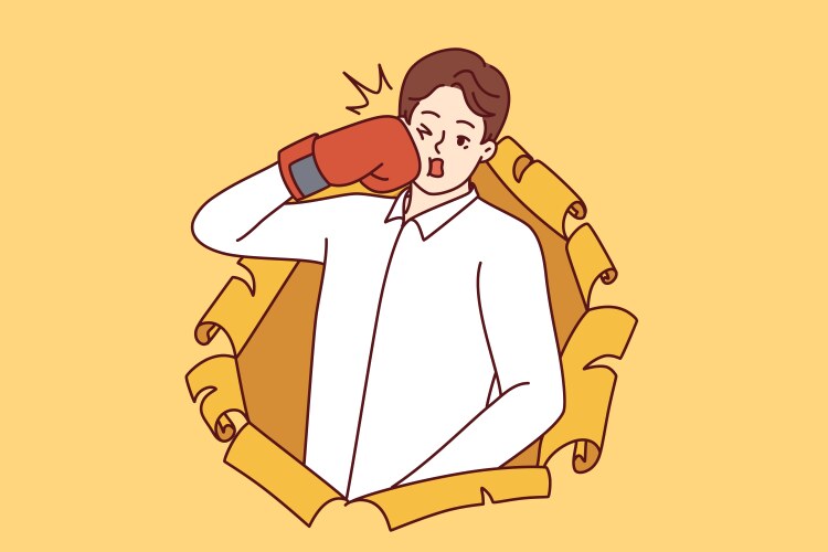 Face Punch Man Vector Images (over 200)