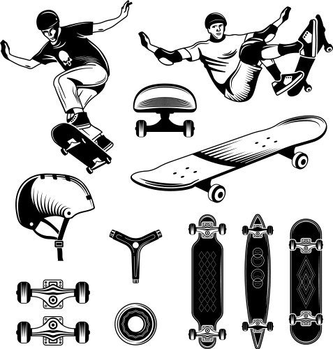 Skateboard Royalty Free Vector Image - VectorStock