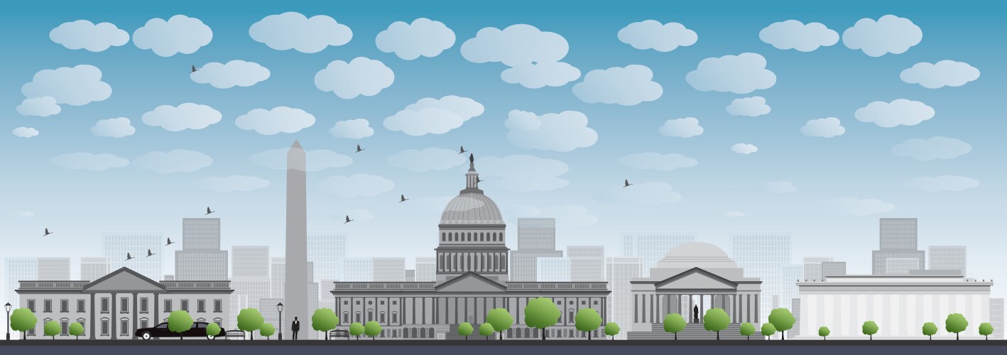 Washington Dc Skyline Vector Images (over 750)